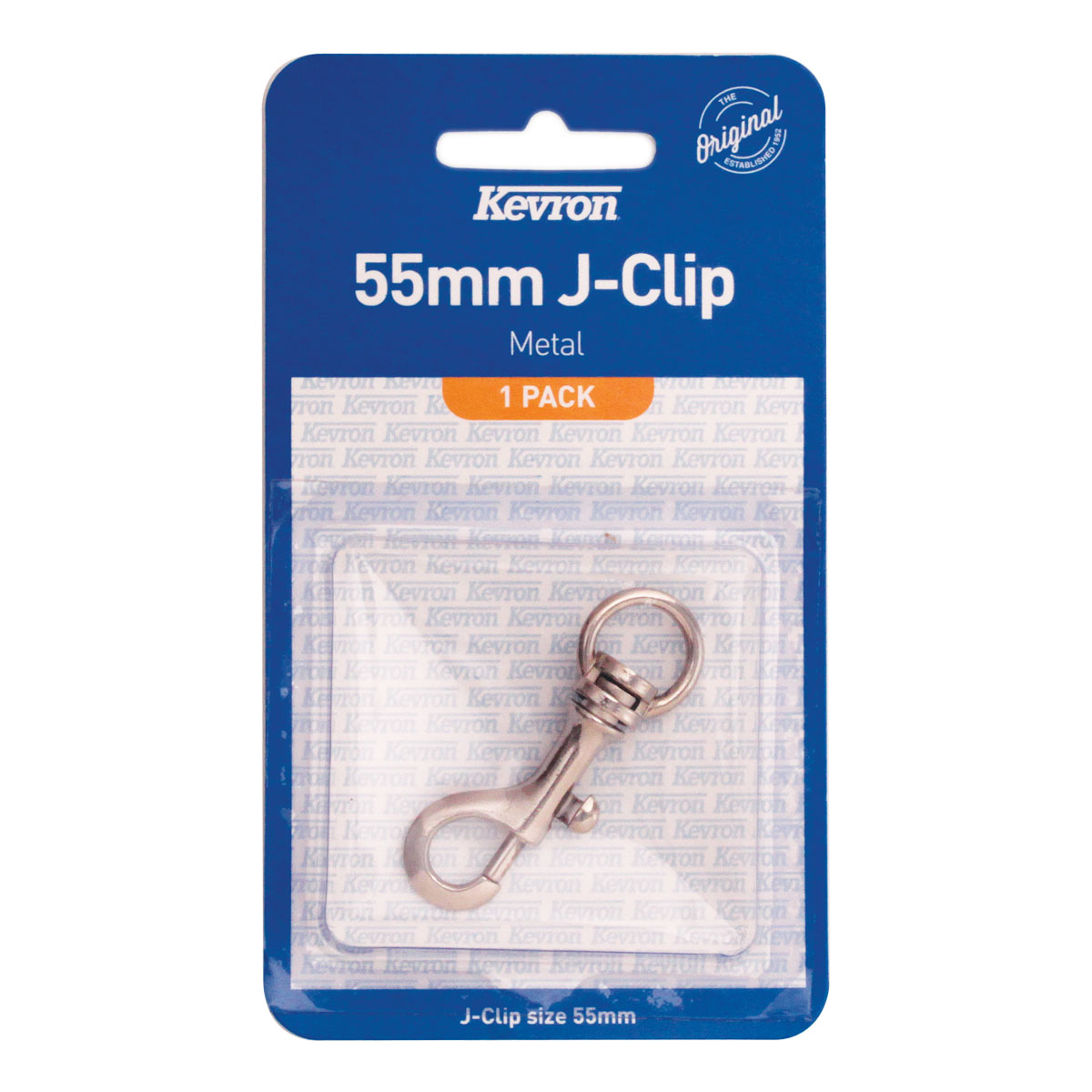 AL1054 Metal J-Clips 55mm - Kevron Keytags